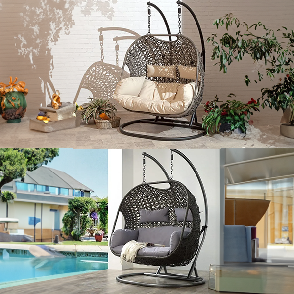 Patio Wicker Swing Chair Clearance at Tyson Walsh blog